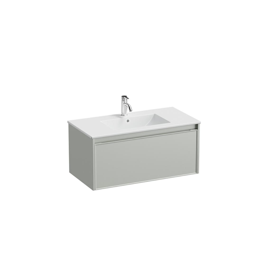 Mode Vanity 46 Console 900 1 Drawer Wall Pistachio Rubik Matte Basin ...