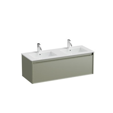 Mode Vanity 46 Console 1200 Double Bowl 1 Drawer Wall Atmoss Rubik ...