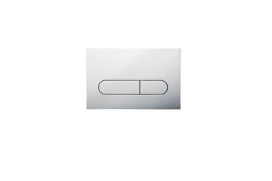 Edge Flush Button Panel Slim Ellipse Chrome - Adesso