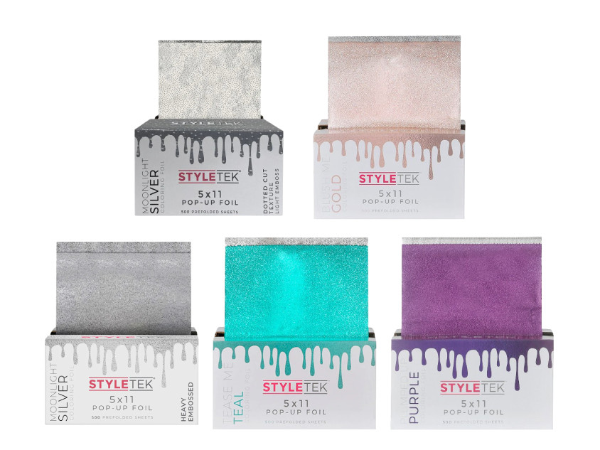 StyleTek 5" x 11" Pop-Up Heavy Emboss Foil - 500 Sheets