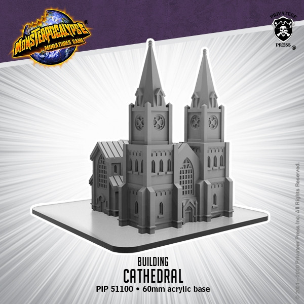 Monsterpocalypse Cathedral Building - Privateer Press