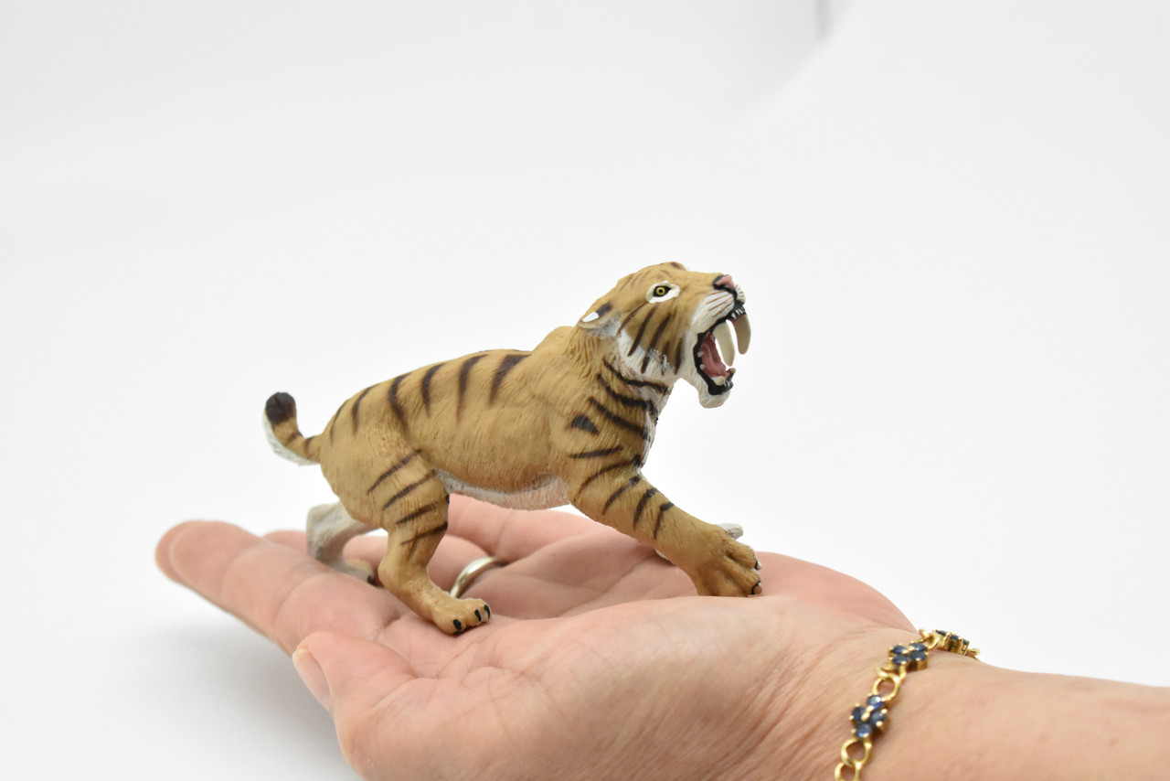 Saber-toothed Cat, Smilodon, Museum Quality Plastic Reproduction, Hand ...