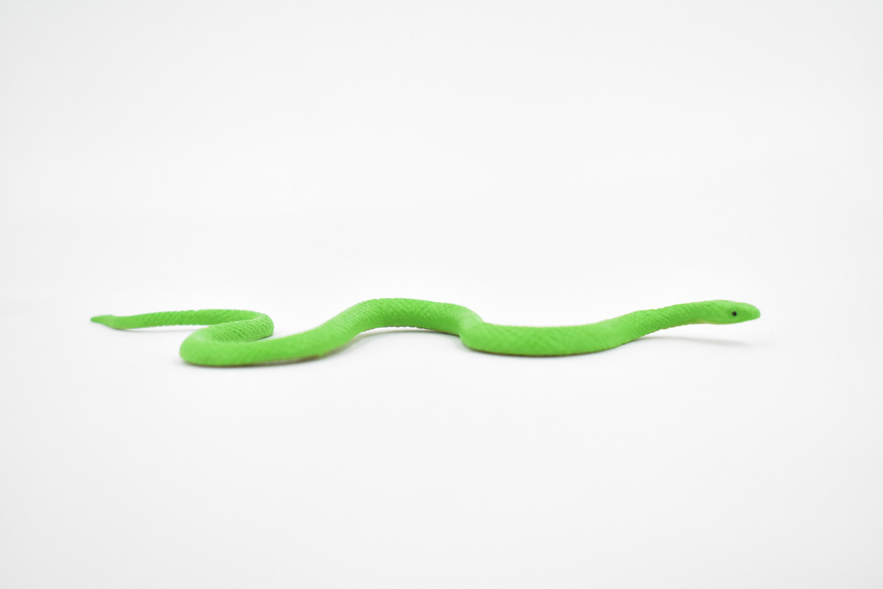 Snake, Western Green Mamba Snake, Rubber Reptile, Educational ...