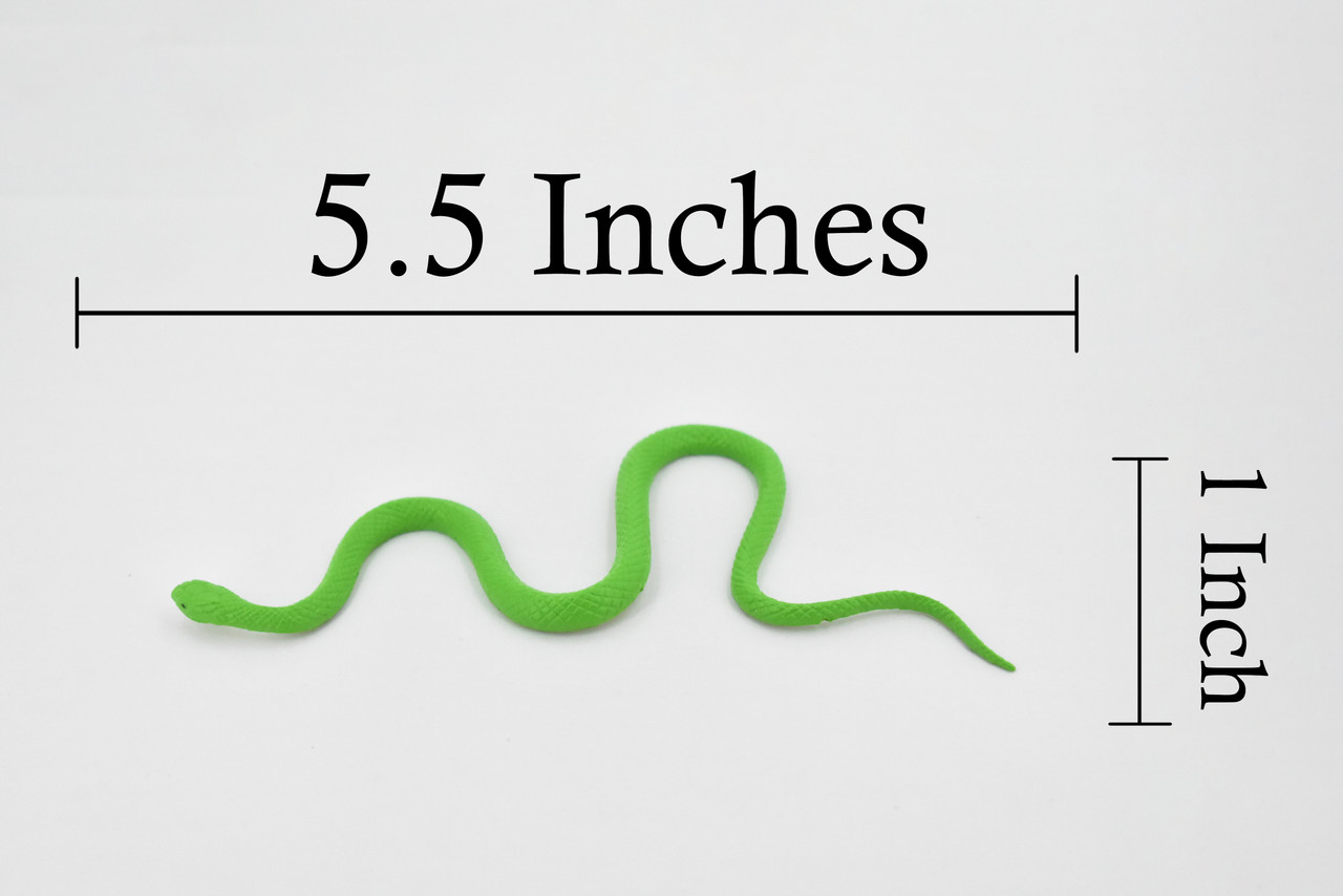 Snake, Western Green Mamba Snake, Rubber Reptile, Educational ...