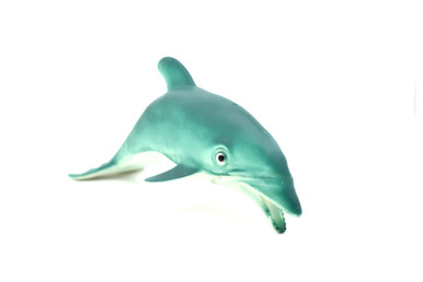 Dolphin, Squeaky Toy, Very Nice Plastic Replica 9" F3408-B176