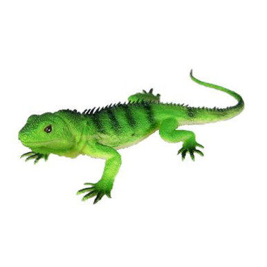 Iguana plastic 7 inches long - F2049 B187 - Collectible Wildlife Gifts