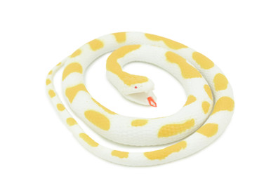 Albino Python Snake, Very Nice Rubber Reptile Design, Educational, Toy ...