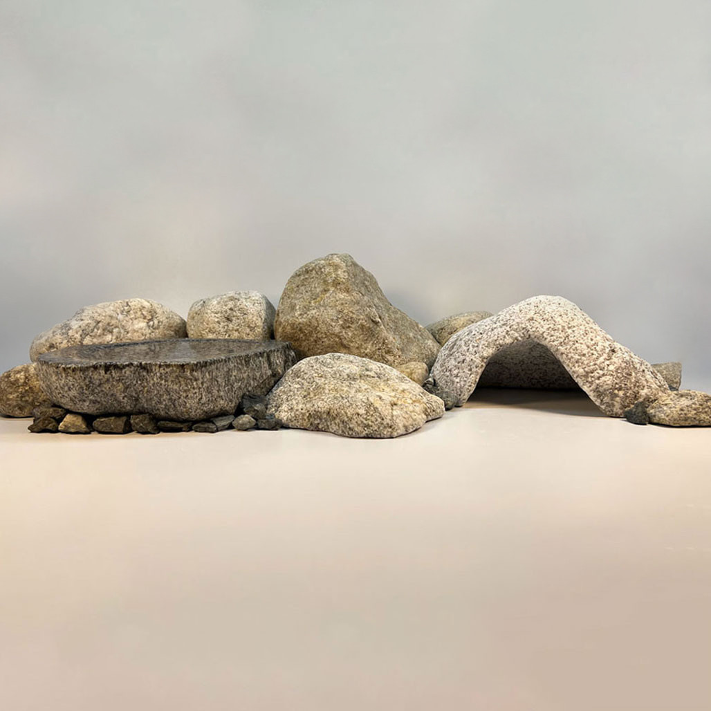 6 Foot Enclosure Rock Bundle by Blu's Zoo | Rock Hide & Stone Bowl