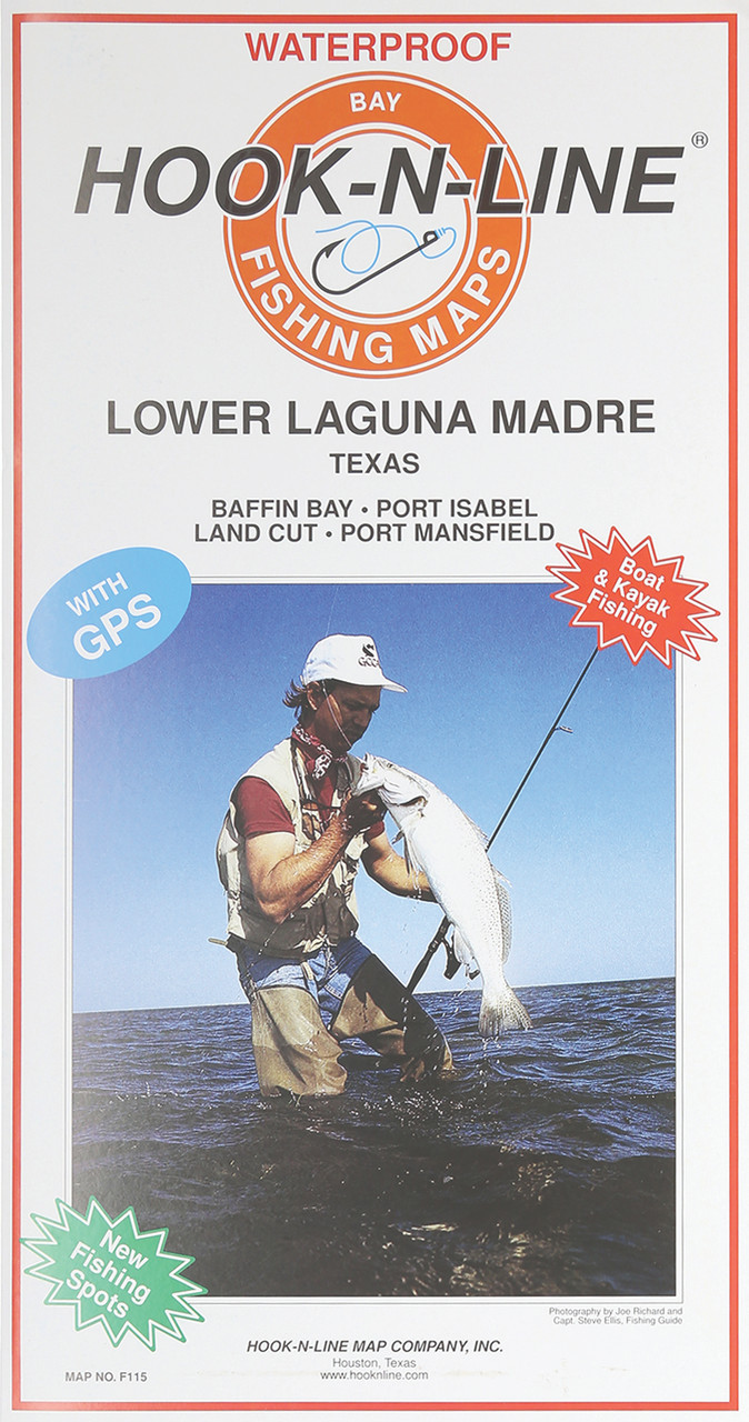 Hook-N-Line - Fishing Map - Lower Laguna Madre - F115 - Big Country ...