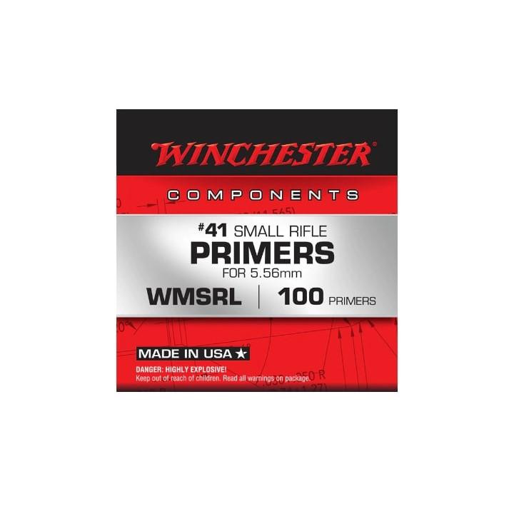 Winchester #41 WMSRL Primers for 5.56 | AR-15 Primers 1000/ct - WMSRL ...