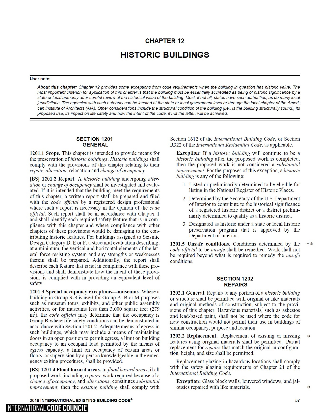 International Existing Building Code 2018 IEBC Manual