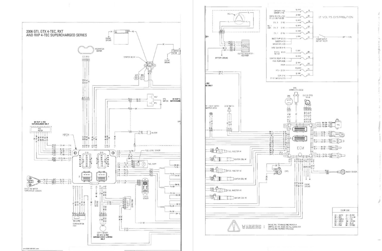 Sea-Doo 2006 4-TEC GTX 155 Jetski Service Manual