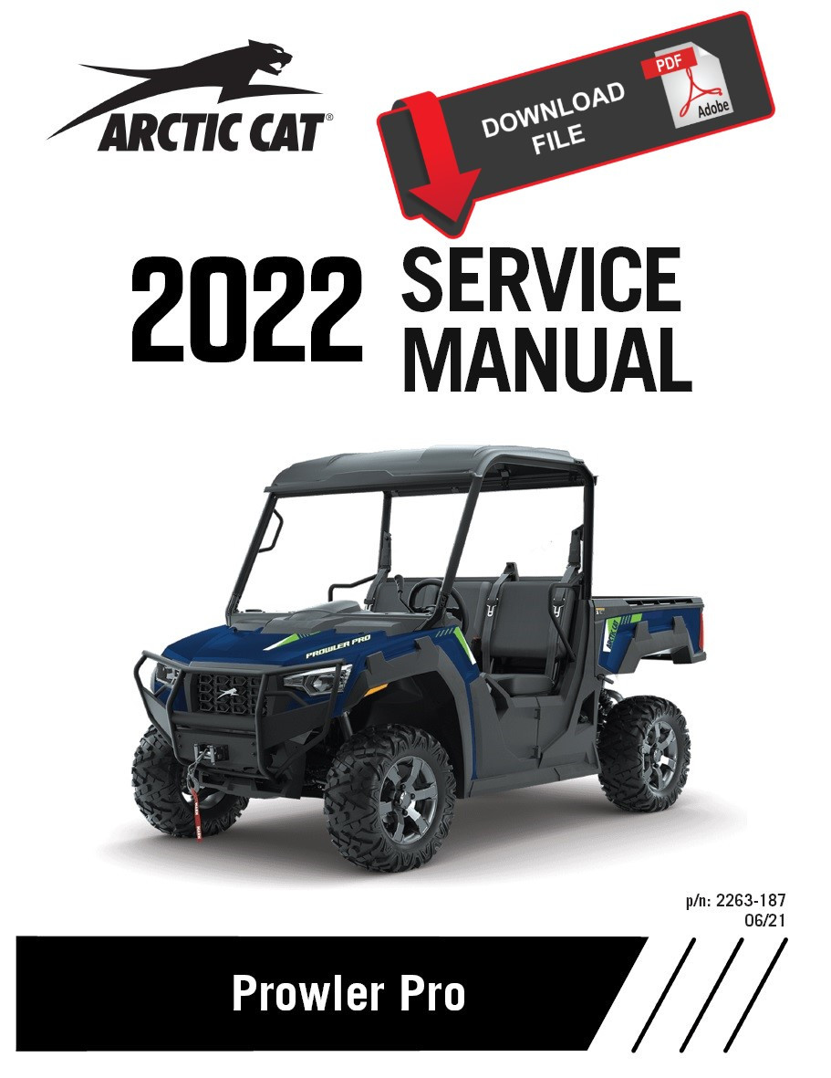 Arctic Cat 2022 Prowler Pro LTD Service Manual