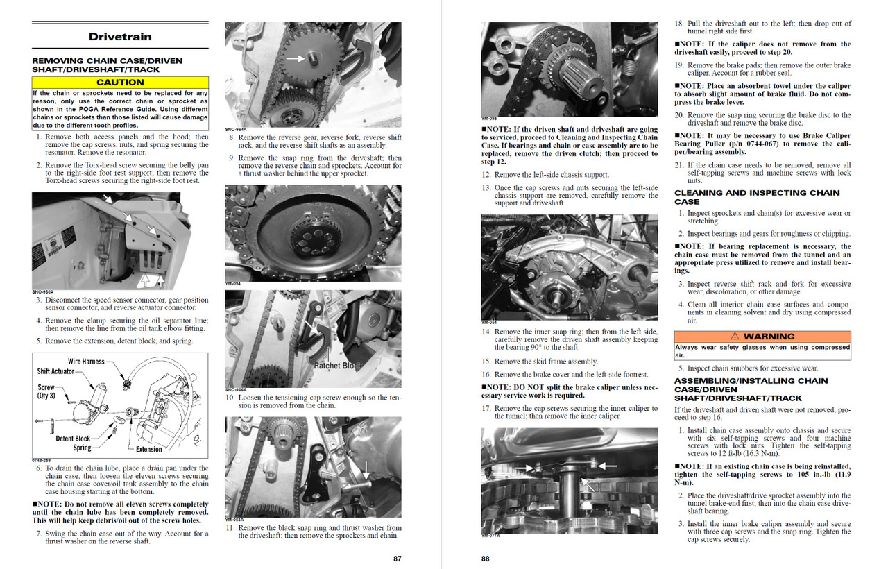 Arctic Cat 2021 ZR 9000 Thundercat 137 ARS II w/ ATAC Service Manual