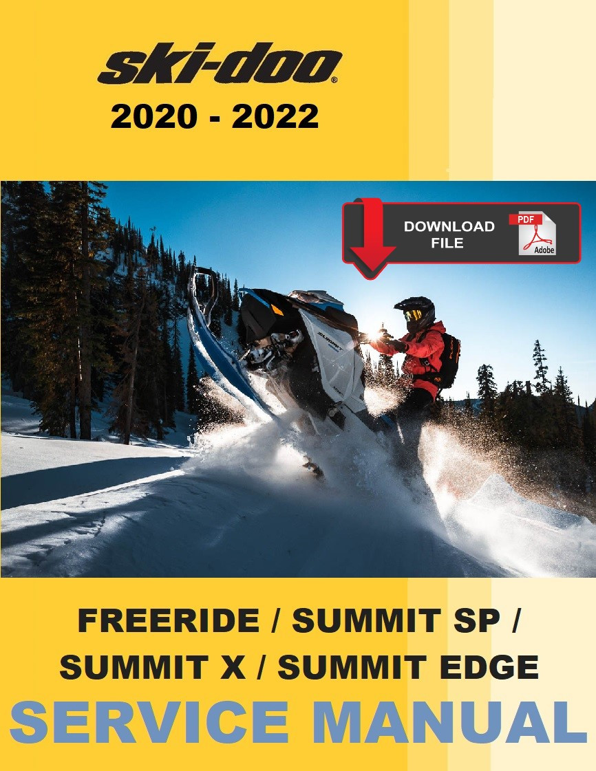 Ski-Doo 2022 Summit SP 850 E-TEC Snowmobiles Service Manual
