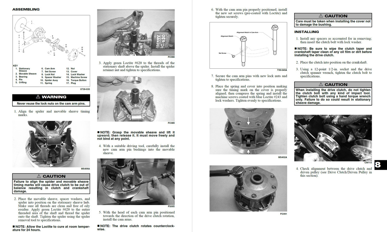 Arctic Cat 2006 4 Stroke Snowmobile Models Service Manual