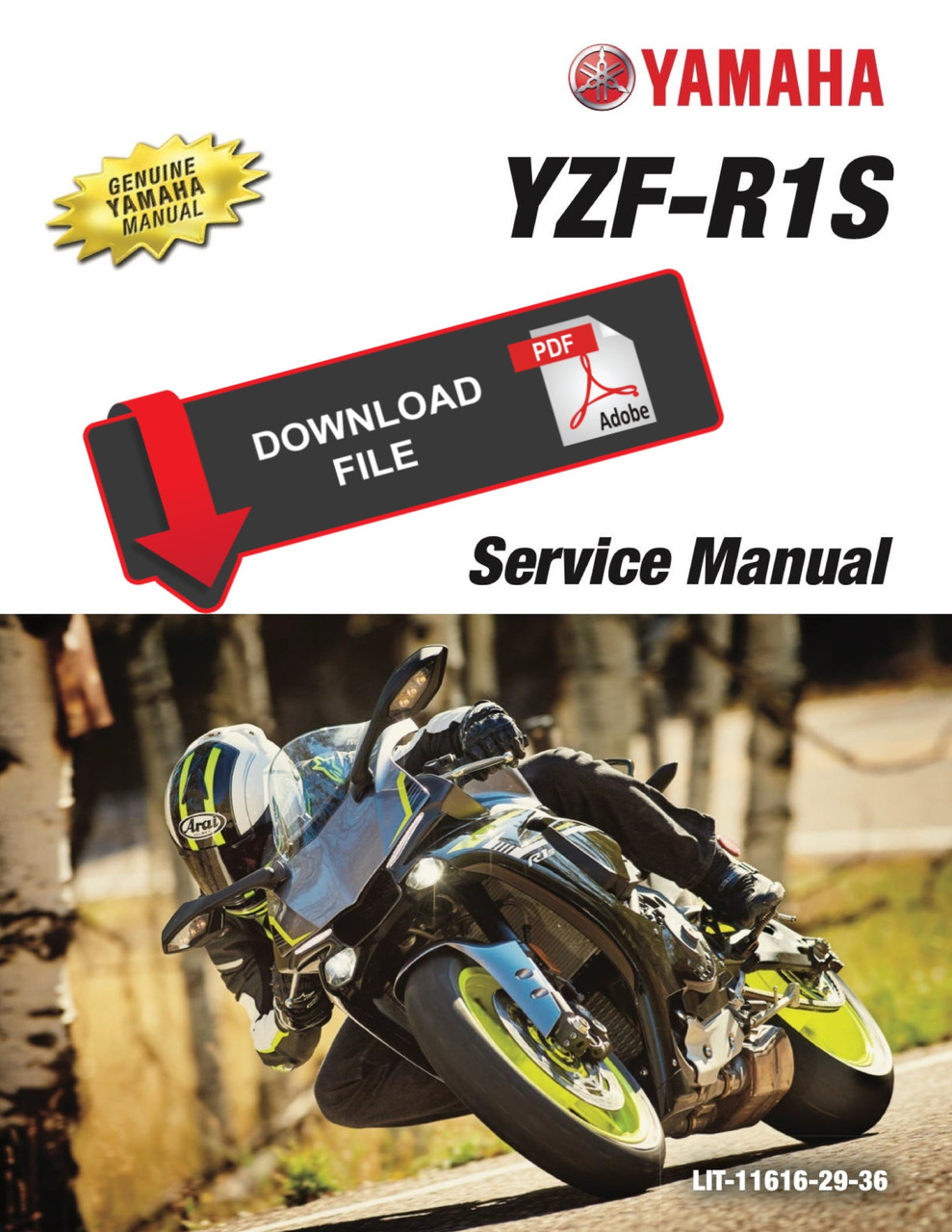 Yamaha 2017 YZF-R1S Service Manual