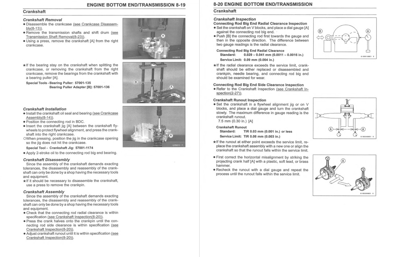 Kawasaki 2021 KX100 Service Manual