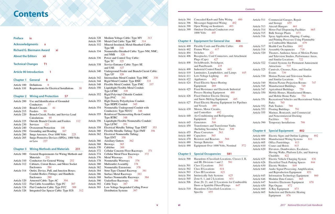 NFPA National Electrical Code Handbook 2017 NEC 14TH Edition