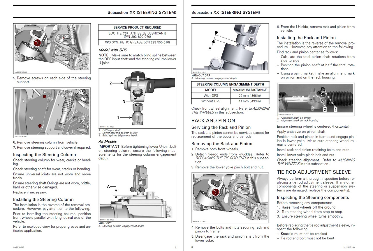 Can-Am 2017 Defender MAX HD8 DPS Service Manual