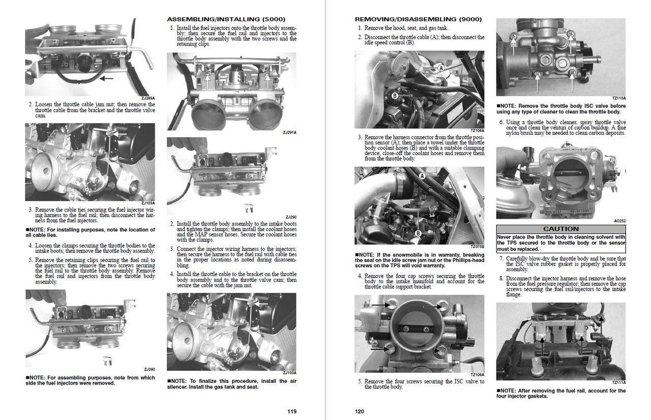 Arctic Cat 2015 ZR 5000 LXR Snowmobile Service Manual