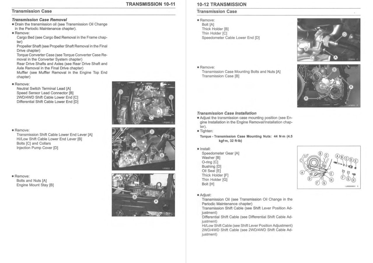 Kawasaki 2008 KAF950 Diesel Service Manual
