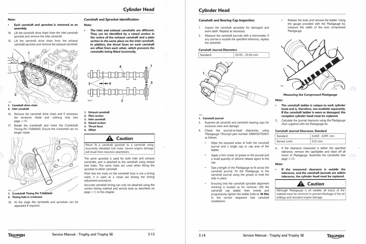 Triumph Trophy SE 2017 Service Manual