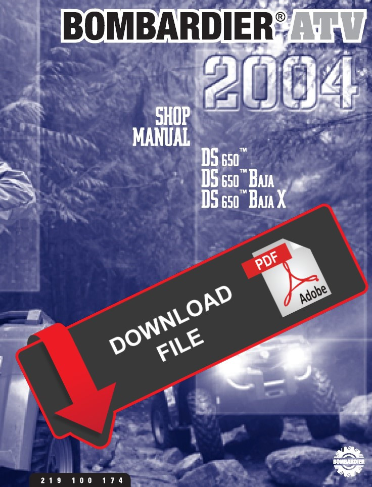 Bombardier 2004 Quest 650 Service Manual