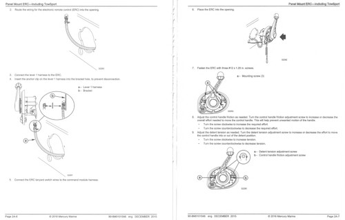 Mercury Outboard Digital Throttle Shift DTS Diagnostic Installation Manual
