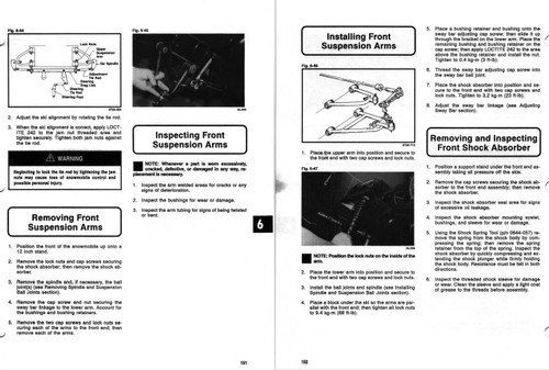Arctic Cat 1993 EXT EFI Snowmobile Service Manual