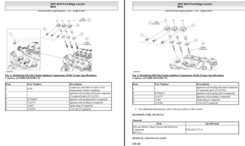 Ford 2010 Edge SEL 3.5L Service Manual