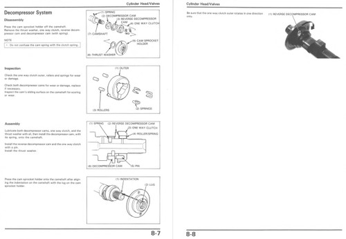 Honda 2002 XR650L Service Manual