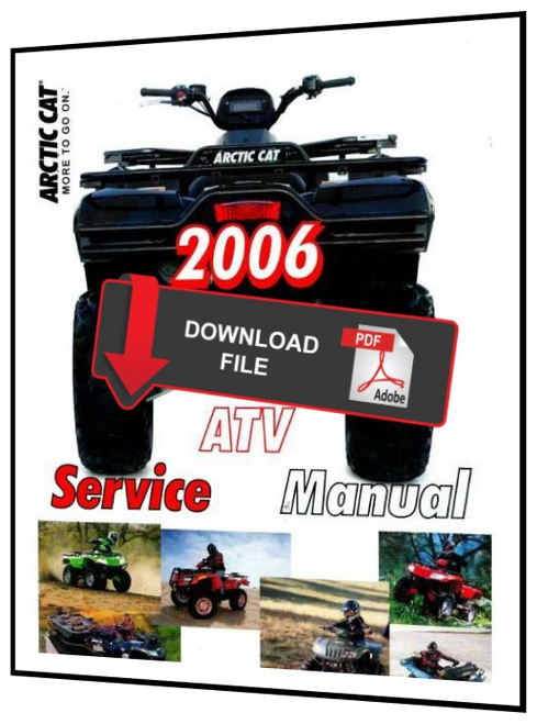 Arctic Cat 2005 ATV 500 4x4 Automatic TRV Service Manual