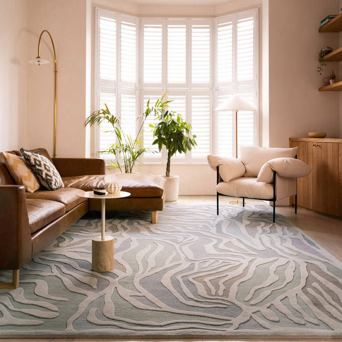 Sands Black/White/Grey Abstract Perennials’ yarn solution dyed acrylic ...