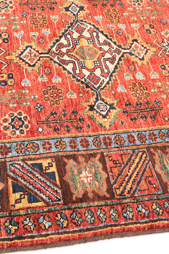Shirvan 1.79m x 1.22m Wool rug by The Rug Company