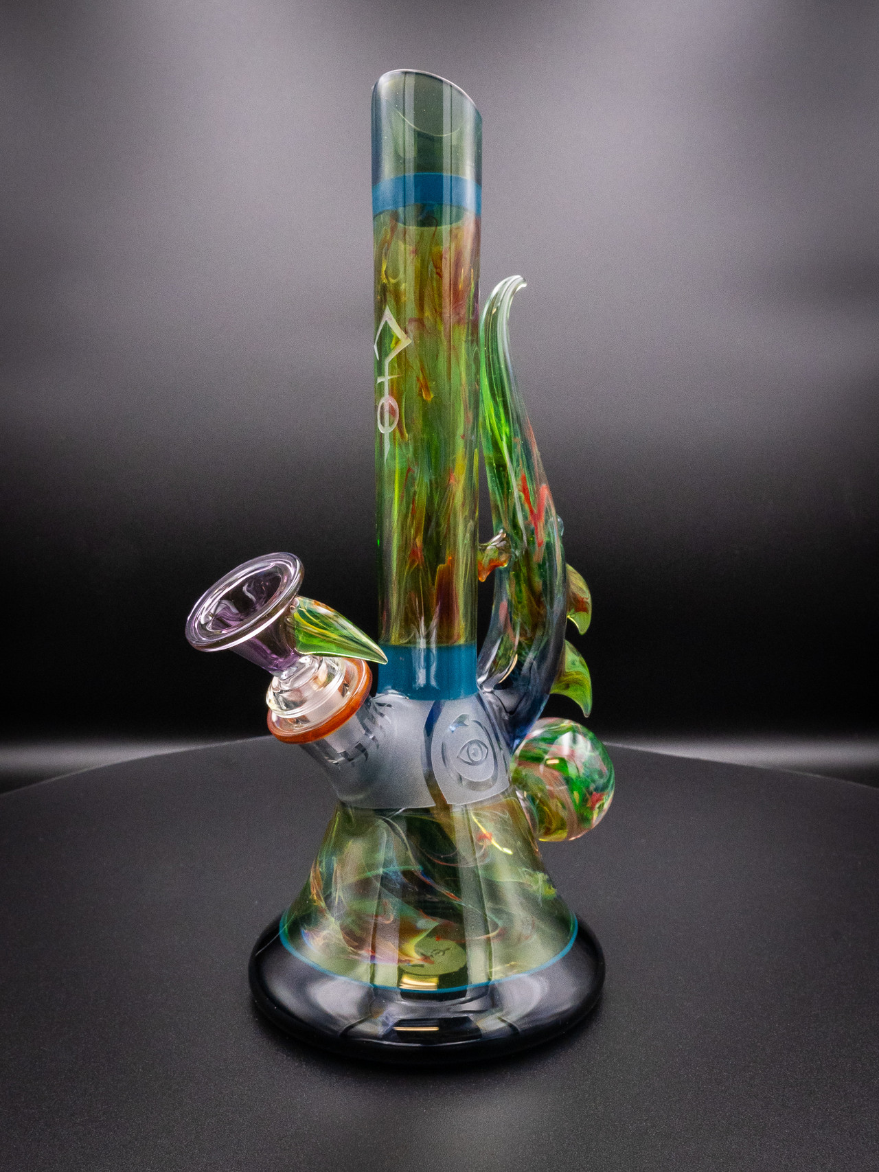 Etherius Green Loki Bong – JDZ Glass Art | WNC CBD