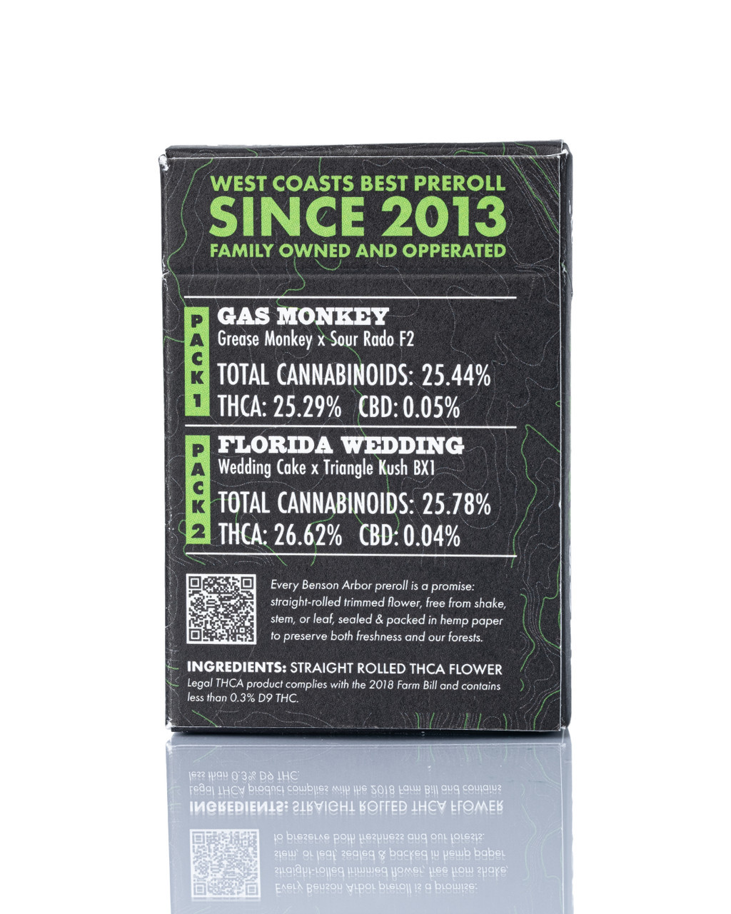 Benson Arbor Dual Strain THCa Pre-Rolls – 12-Pack of Premium Joints