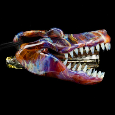 Anthony Roe Croc Skull Pendant w/ Tip | WNC CBD