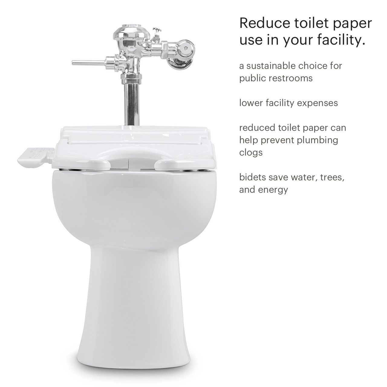 Swash Thinline T22 Commercial Bidet Toilet Seat | Brondell