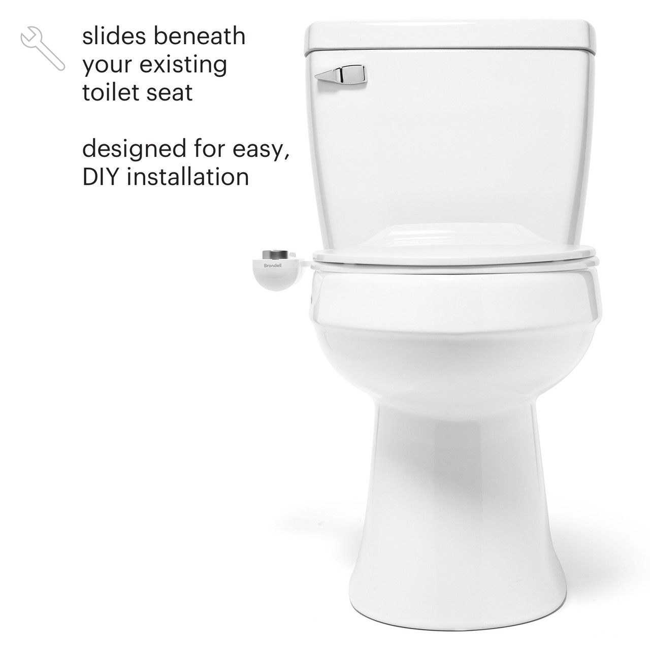 SimpleSpa Essential Bidet Attachment with Nozzle Control | Brondell