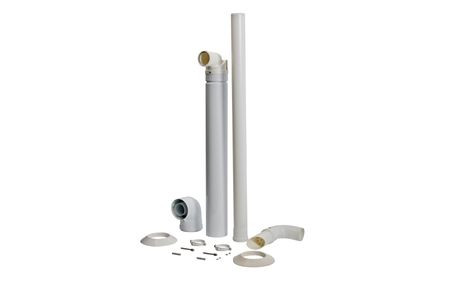 Baxi Multifit 60 mm White Plume Displacement Kit - Secure and Aesthetic ...