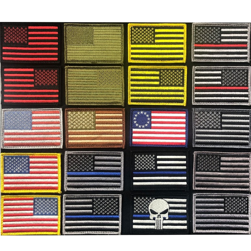 Ford Bronco / Bronco Sport Embroidered American Flag - USA Morale Patch ...