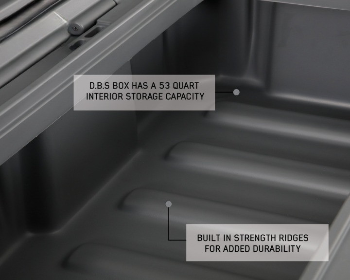Ford Bronco / Bronco Sport D.B.S. - Dark Grey 53 QT Dry Box with Drain ...