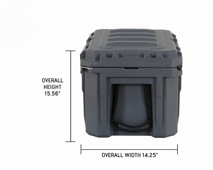 Ford Bronco / Bronco Sport D.B.S. - Dark Grey 53 QT Dry Box with Drain ...