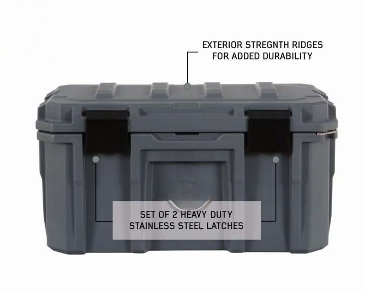 Ford Bronco / Bronco Sport D.B.S. - Dark Grey 53 QT Dry Box with Drain ...