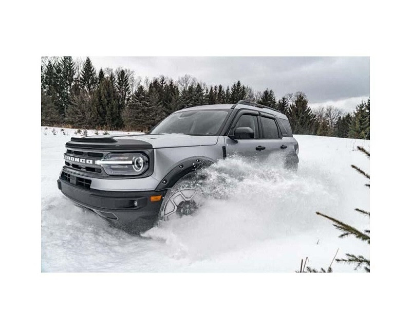 Ford Bronco Sport Aeroskin II Hood Protector Textured Black by AVS - 436188