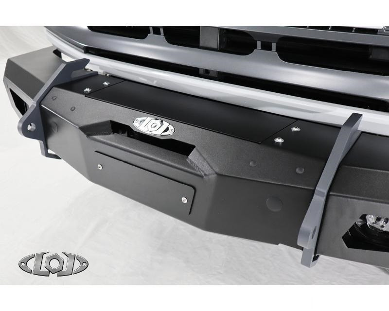 Ford Bronco Black Ops Front Bumper Winch Cover Plate Bare Steel by LoD ...