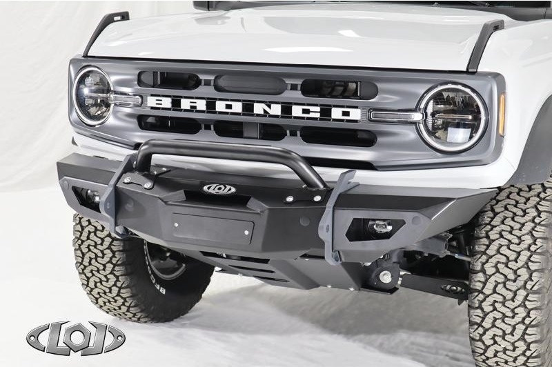 Ford Bronco Black Ops Front Bumper Bull Bar Bare Steel by LoD Offroad ...