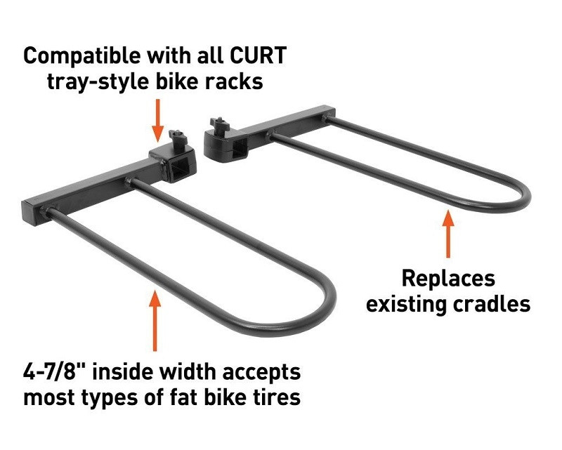 Ford Bronco / Bronco Sport Tray-Style Bike Rack Cradles for Fat Tires ...