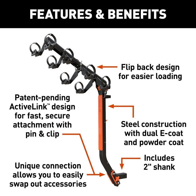 Ford Bronco / Bronco Sport Activelink Ultra Hitch-Mounted Bike Rack by ...